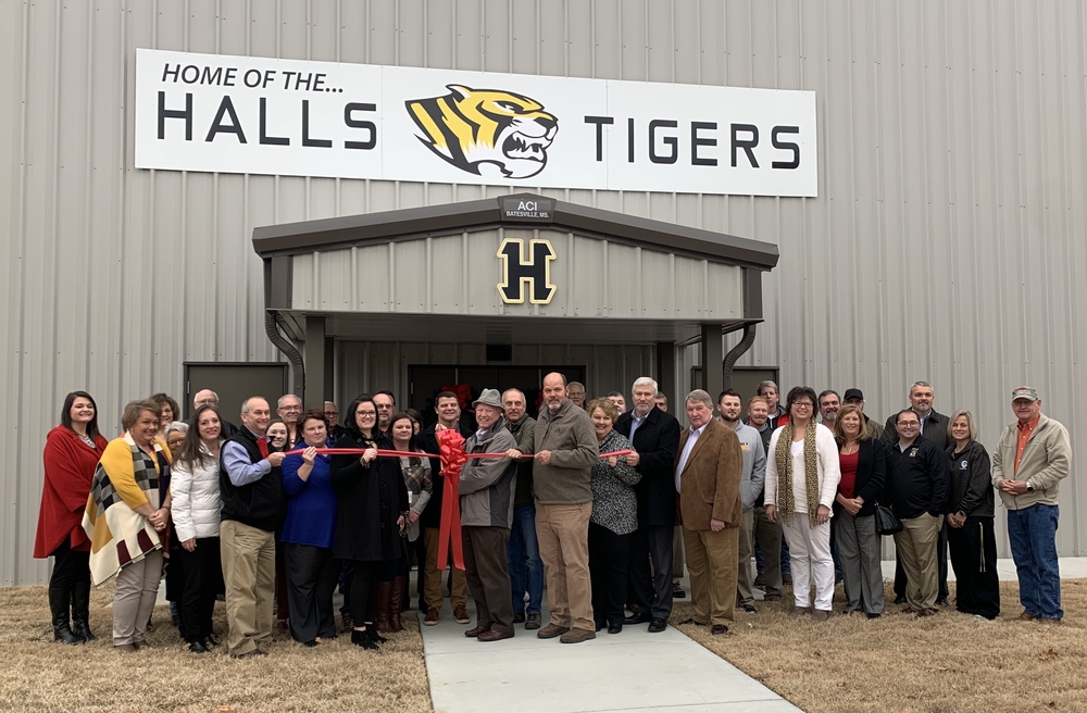 Ribbon Cutting for HHS new All Purpose Facility! | Halls High School